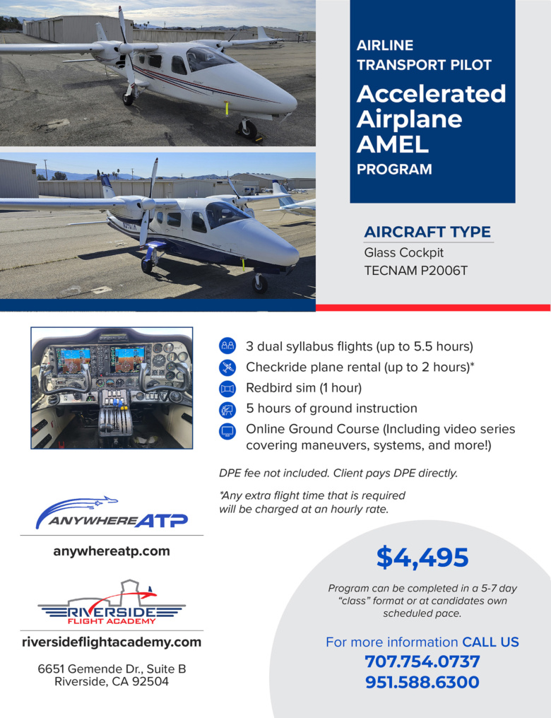 Airline Transport Pilot – Riverside Flight Academy